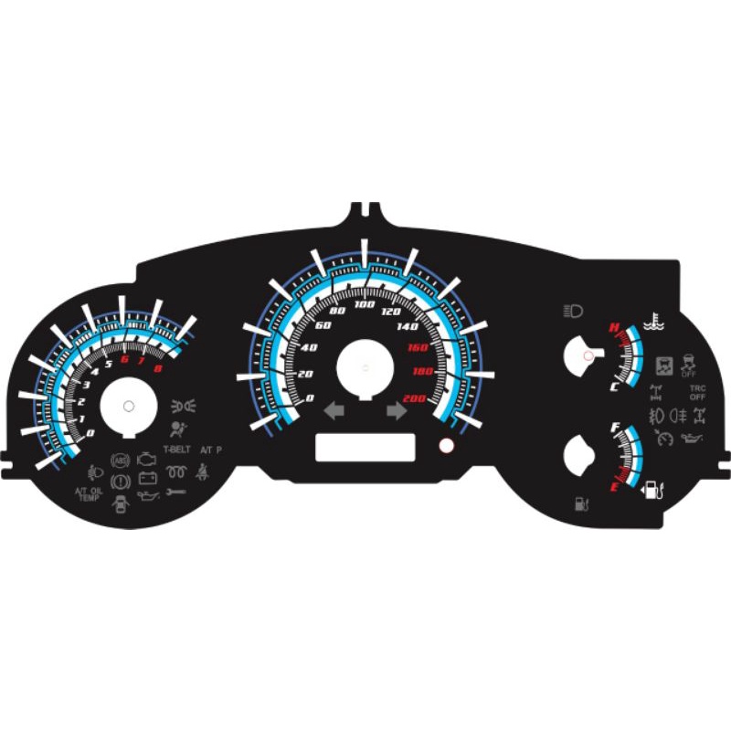 Jual Panel Speedometer custom Fortuner/Hilux Bensin matic | Shopee ...