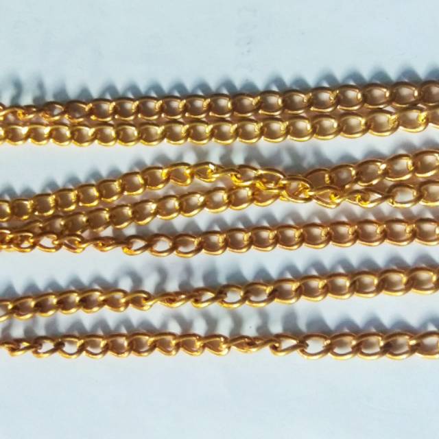 Jual Rantai warna gold | Shopee Indonesia