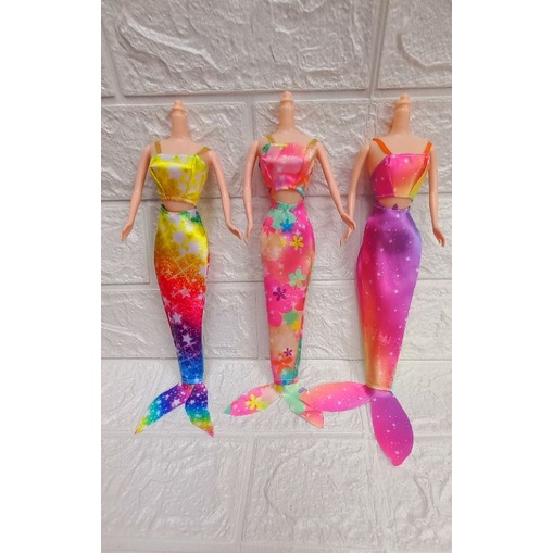 Jual mermaid style baju barbie | Shopee Indonesia