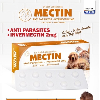 Jual MECTIN Anti Parasites - Ivermectin 2 Mg (Ecer 1 Tablet) | Shopee ...