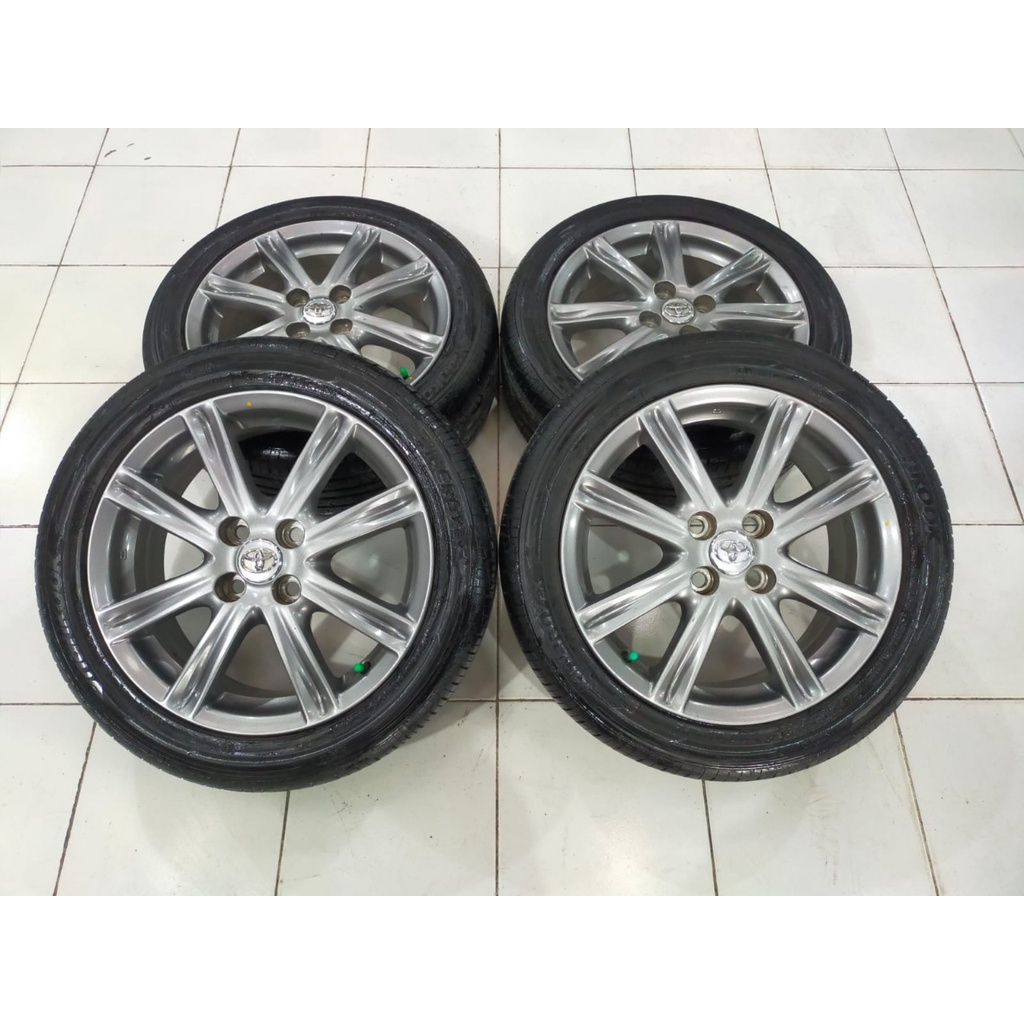 Jual velg murah std yaris oem ring 16x6 pcd 4x100 seken bekas murah mewah bekas | Shopee Indonesia