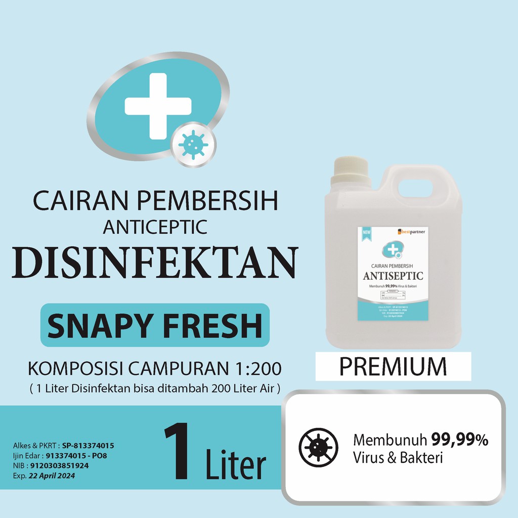 Jual Desinfektan 1 liter Premium Aroma Seger (jurigen) Indonesia|Shopee Indonesia