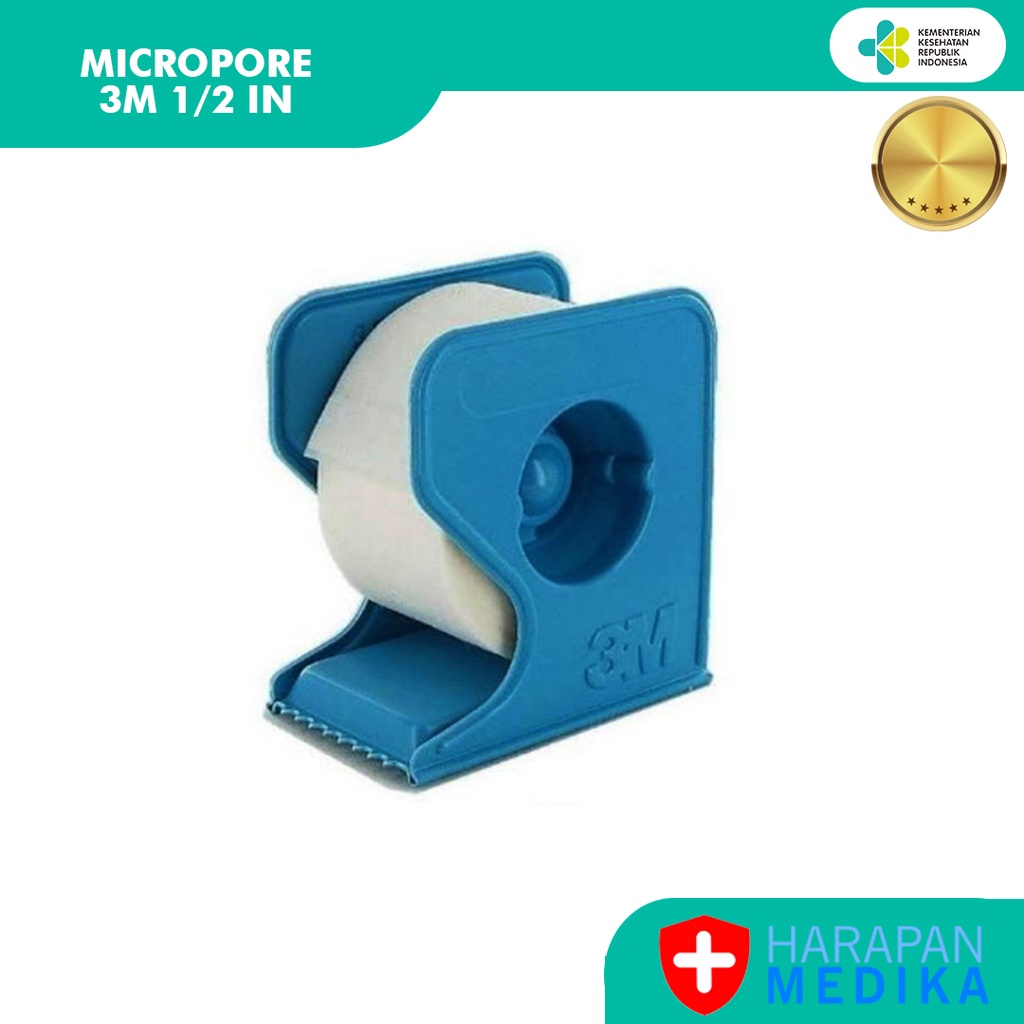 Jual Micropore 1/2 inch 3M surgical tape 1/2 inch | Shopee Indonesia