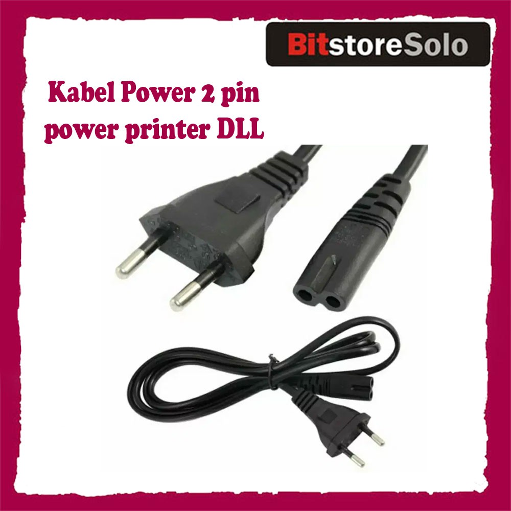 Jual Kabel Power Printer / Kabel Power 2 Pin | Shopee Indonesia