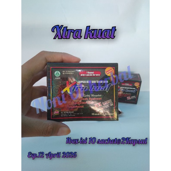 Jual Xtra Kuat_Kapsul Jamu Stamina Pria Original | Shopee Indonesia