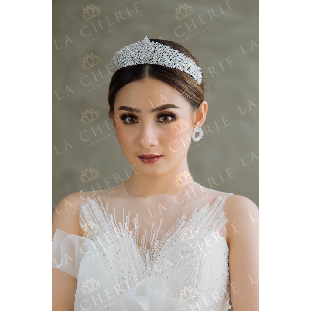 Jual La Cherie Couture - Aksesoris Mahkota Wedding Linette Luxury Tiara ...