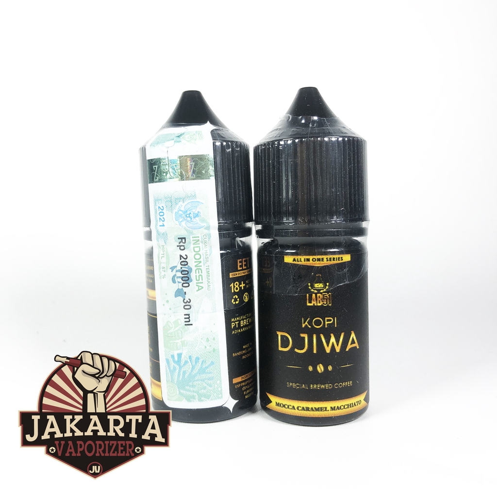 [SALT] KOPI DJIWA MOCCA CARAMEL MACHIATO 30ML 9MG SALTNIC BREWINC LAB ...