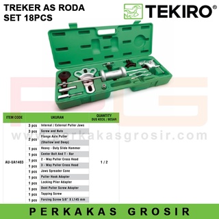 Jual TEKIRO Treker As Roda Mobil 18pcs TEKIRO Flange Axle And Jaw ...