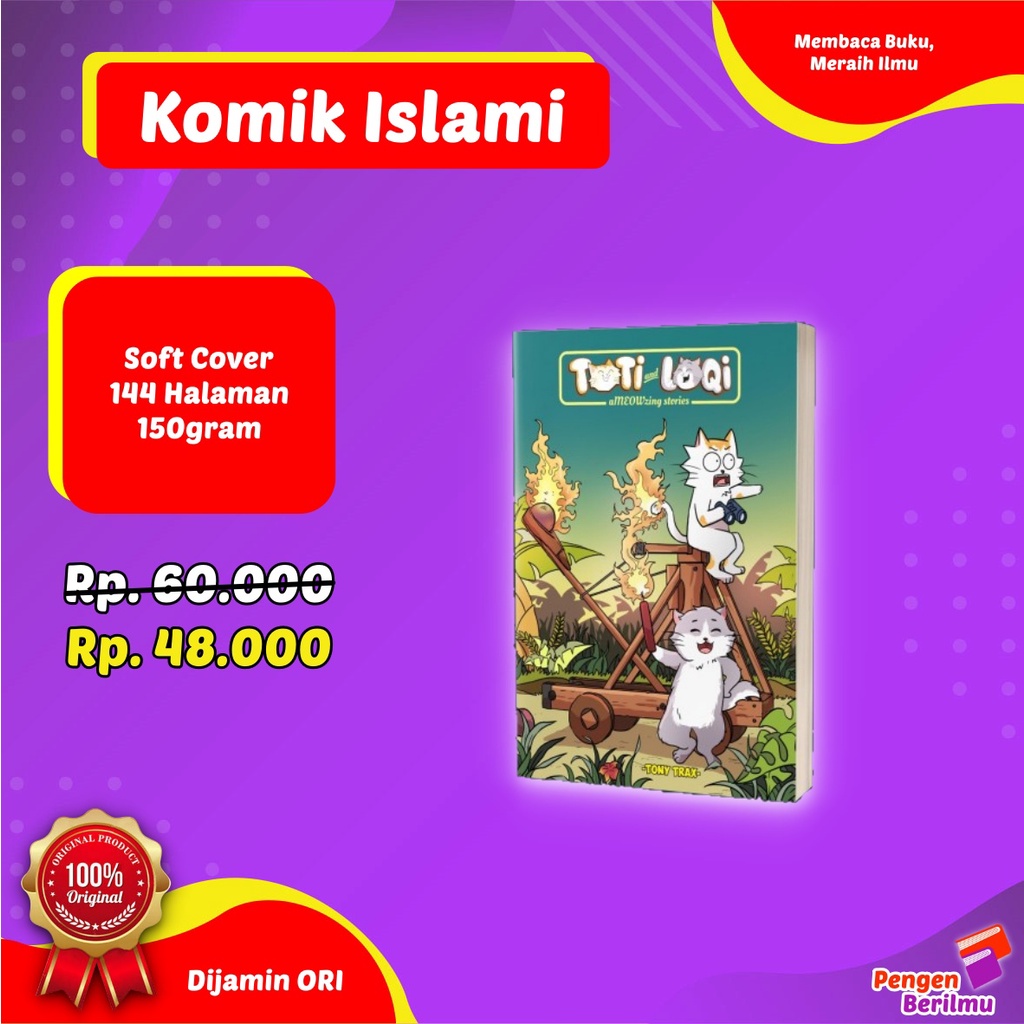 Jual Komik Toti Loqi | Komik Anak Islami | Soft Cover | 100% Original ...