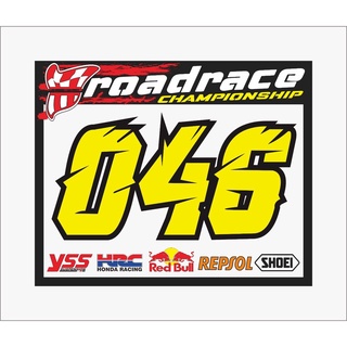 Jual stiker angka roadrace stiker motor road race stiker angka print ...