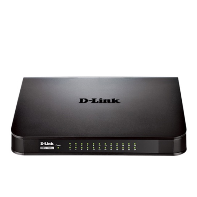 Jual D-Link 24 Port 10/100 Desktop Switch / Switch Hub D-LINK 24 Port ...