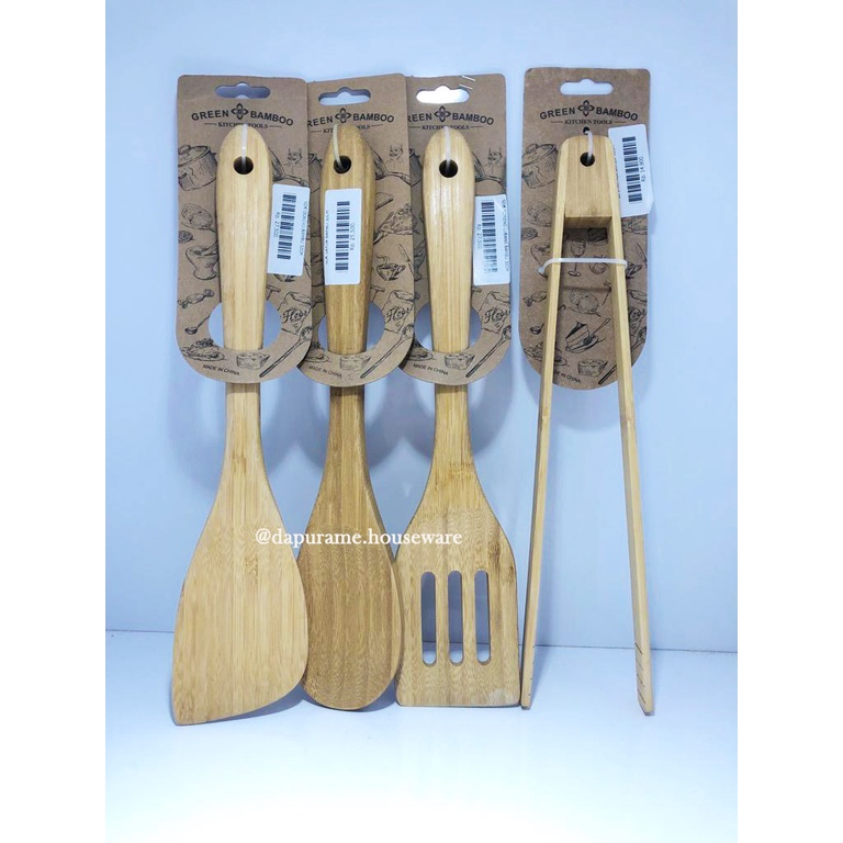 Jual SENDOK SAYUR / SENDOK GORENG / CAPITAN MAKANAN BAMBU PREMIUM ...