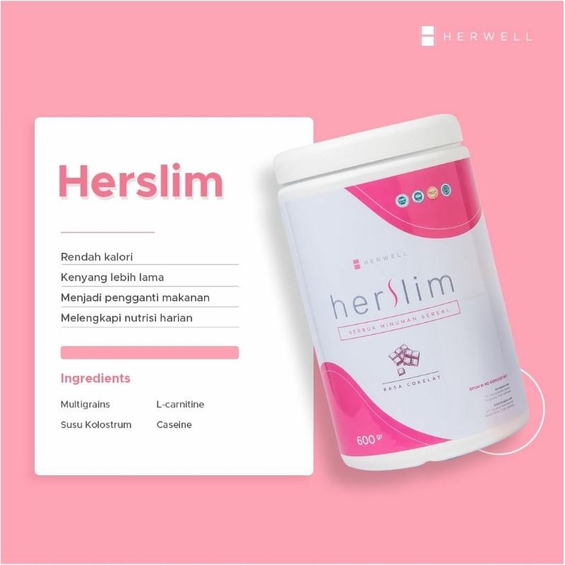 Jual Herwell Herslim - Meal Replacement Untuk Diet Yang Kaya Nutrisi ...