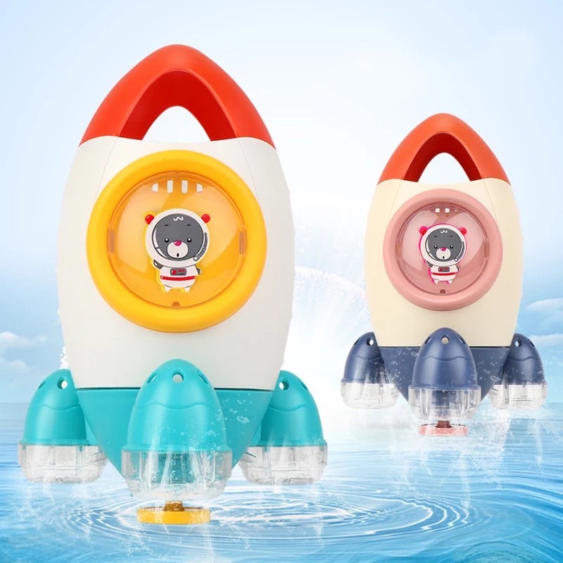 Jual Rocket Bath Toy - Water Play - Children Education Toy Sensory ...