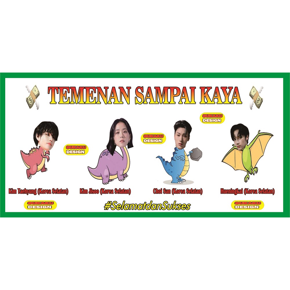 Jual banner lucu / wisuda / ulang tahun / sidang design pecel dino ... Jual banner lucu / wisuda / ulang tahun / sidang design pecel dino ...