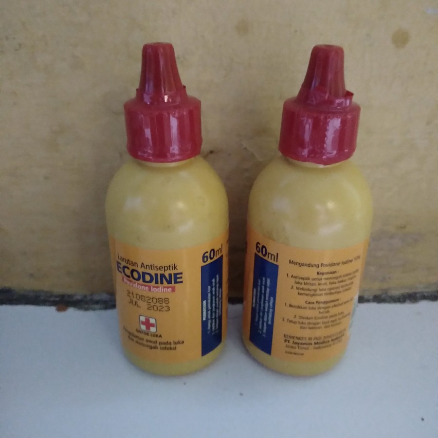 Jual Povidone Iodine Ecodine 60ml / Povidon Iodin Ecodin 60 ml | Shopee ...