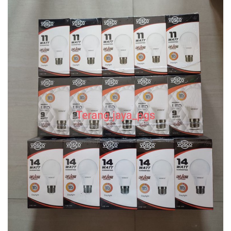 Jual Lampu Led Vosco 7w 9w 11w 14w | Shopee Indonesia