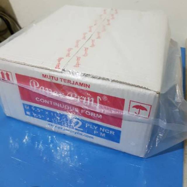 Jual Kertas komputer continuous form 2ply rangkap 2 9.5x11" paper prins ...