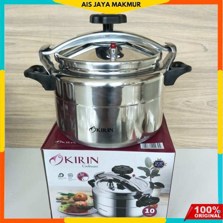 Jual PANCI PRESTO KIRIN 10 LITER | Kirin Pressure cooker KPC 100 Indonesia|Shopee Indonesia
