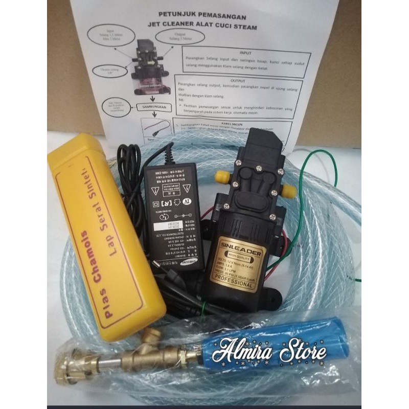 Jual Alat cuci motor mobil mini steam set lengkap | Shopee Indonesia