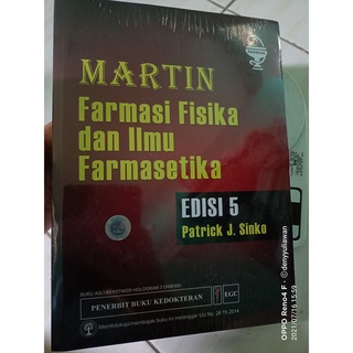 Jual Buku ORIGINAL - Buku Martin Farmasi Fisika dan Ilmu Farmasetika Edisi 5 Patrick J. Sinko ...