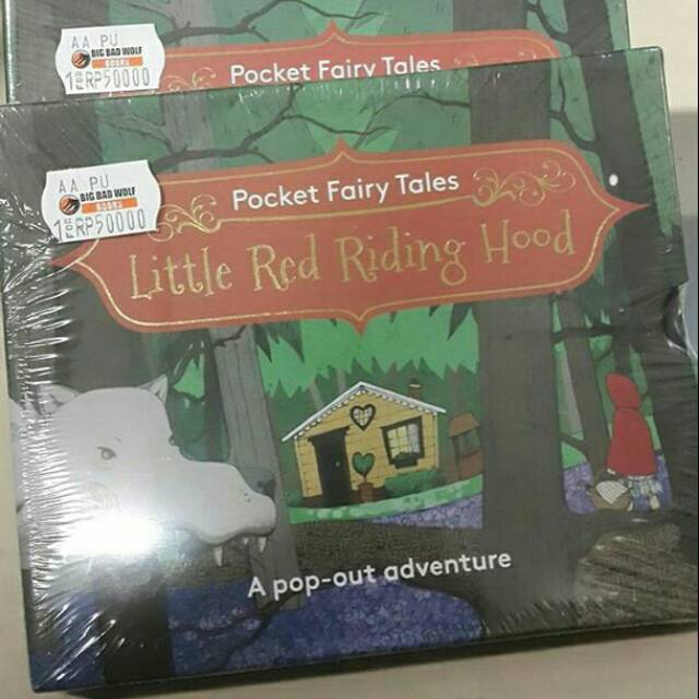 Jual Pocket Fairy Tales - Little Red Riding Hood Pop Up Book Buku BBW ...