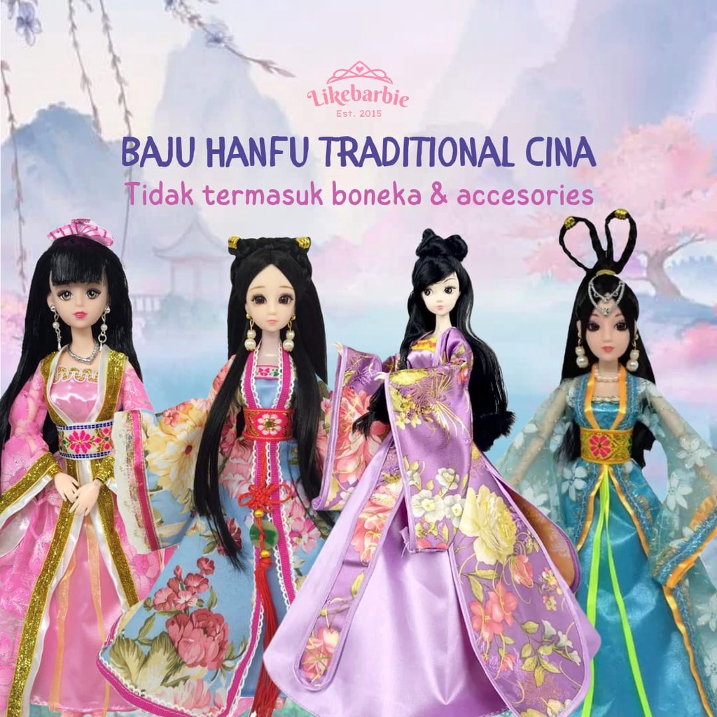 Jual Baju Boneka Hanfu Traditional Cina Indonesia|Shopee Indonesia