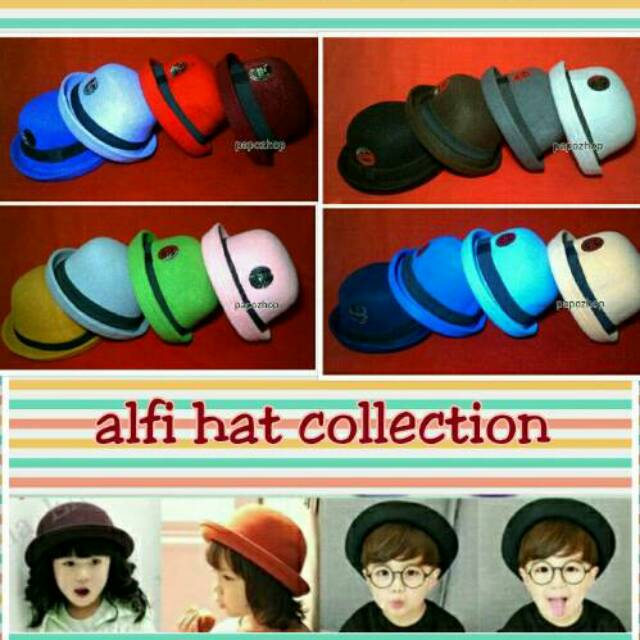 Jual Topi caplin anak / topi Bowler CRT | Shopee Indonesia