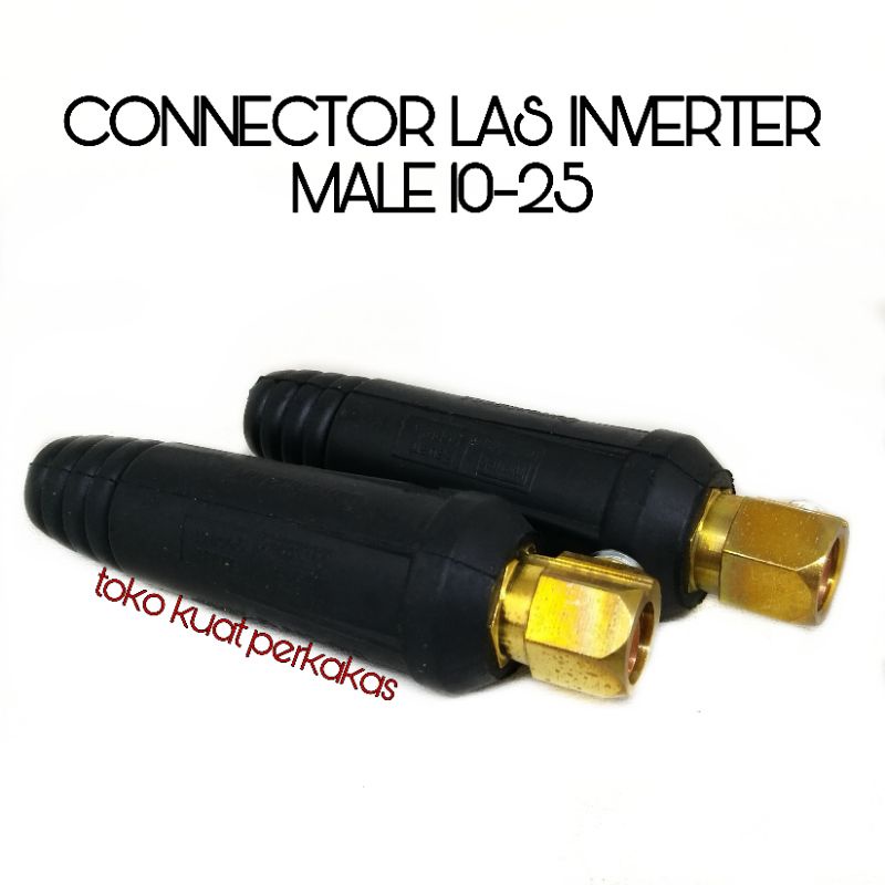 Jual Connector terminal konektor trafo mesin las inverter male 10-25 ...