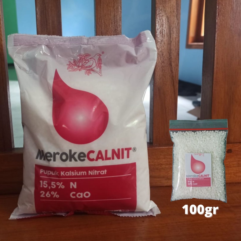 Jual Pupuk Meroke Calnit Kalsium Nitrat Hidroponik Repack 100gr ...