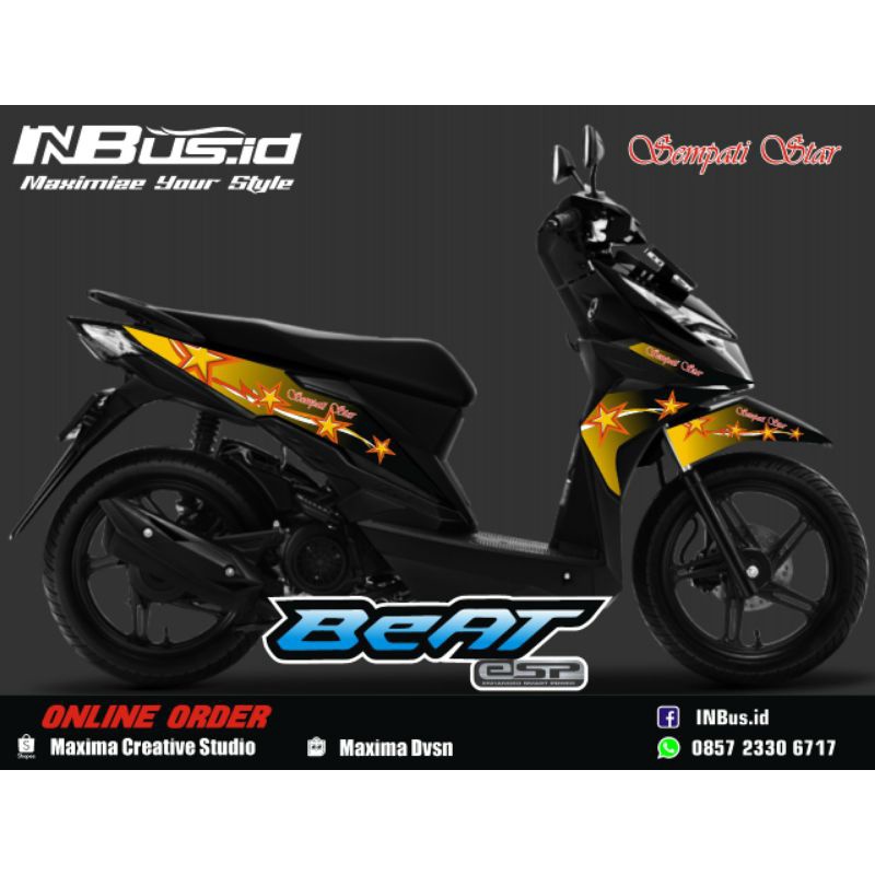 Jual STIKER LIVERY BUS BEAT ESP STREET 2016-19 || BEJEU, GARUDA MAS ...