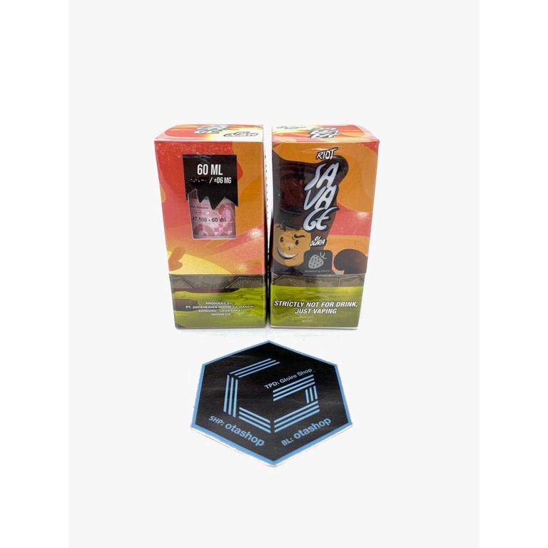 Jual Liquid Savage V2 STRAWBERRY INFERNO 60ML by Riot x Oura vape vapor ...