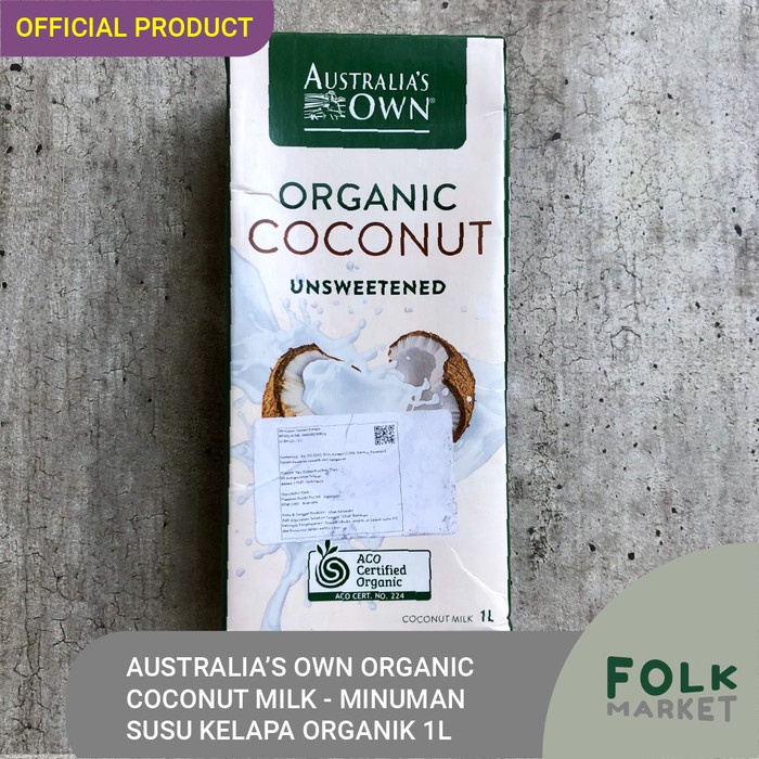 Jual AUSTRALIA'S OWN Organic Coconut Milk - Susu Kelapa Organik 1L ...