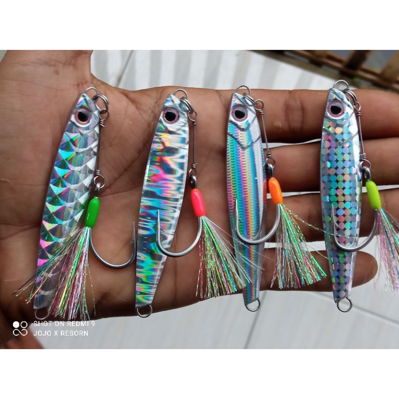 Jual metal jig killer umpan pancing tenggiri plus assist hook KAWAT + GID 40GR 60GR JojoXreborn ...