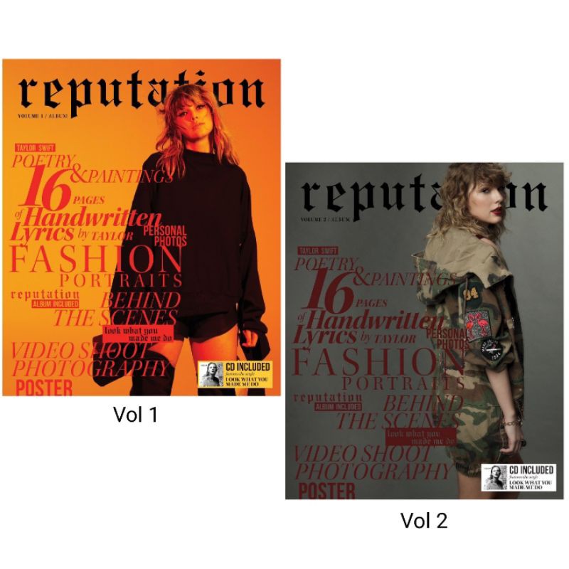 Jual CD Taylor Swift - reputation (Deluxe / Target Exclusive Magazine ...