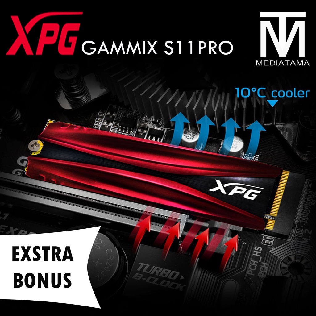 Jual SSD GAMMING Adata XPG Gammix S11 Pro M.2 256GB / 512GB / 1TB ...