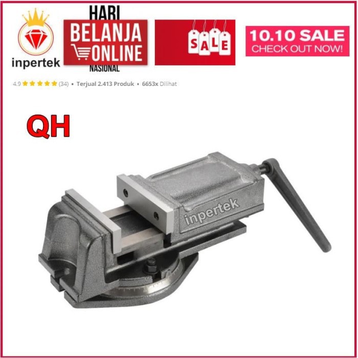 Ragum 4" QH Catok 4" Ragum 4 Inch Ragum Putar Ragum QH Vise Machine ...