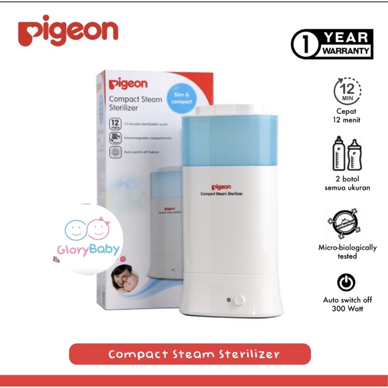 Jual PIGEON COMPACT STEAM STERILIZER / ALAT STERIL BOTOL SUSU BAYI ...