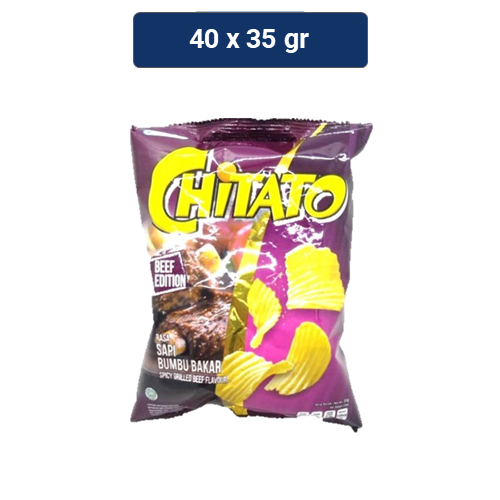 Jual Chitato Spicy Grilled Beef 35 Gr x 40 pcs Indonesia|Shopee Indonesia