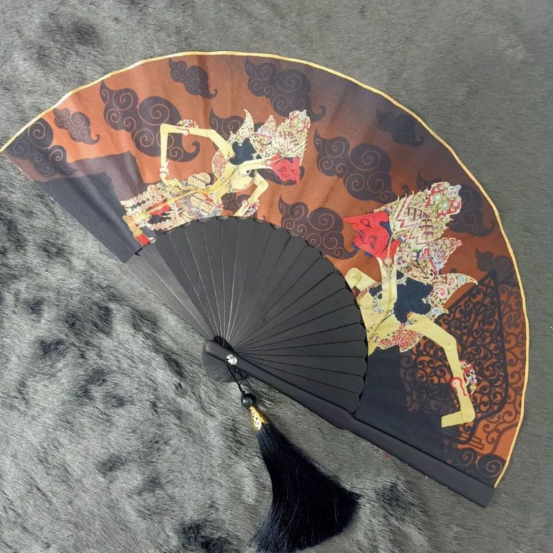 Jual Kipas Wayang Kiapas Tangan Kipas Lipat (Bisa ukir nama kamu di ...