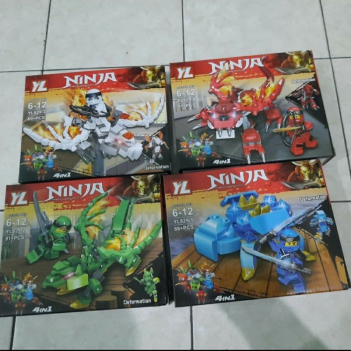 Jual Promo Mainan Edukasi Lego Brick Ninja Ninjago Robot Naga Dragon ...