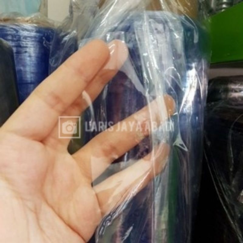 Jual Plastik Bening Mika Lentur PVC 0.20 (Tebal) / Plastik Alas Meja | Shopee Indonesia