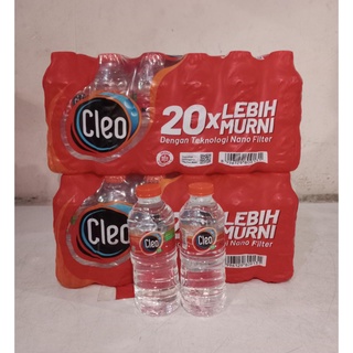 Jual CLEO AIR MINERAL 220ML x 24 BOTOL (1 DUS) | Shopee Indonesia