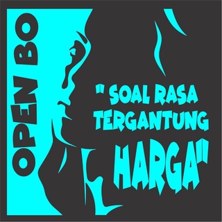 Jual stiker open bo stiker siluet wajah untuk motor cutting sticker ...