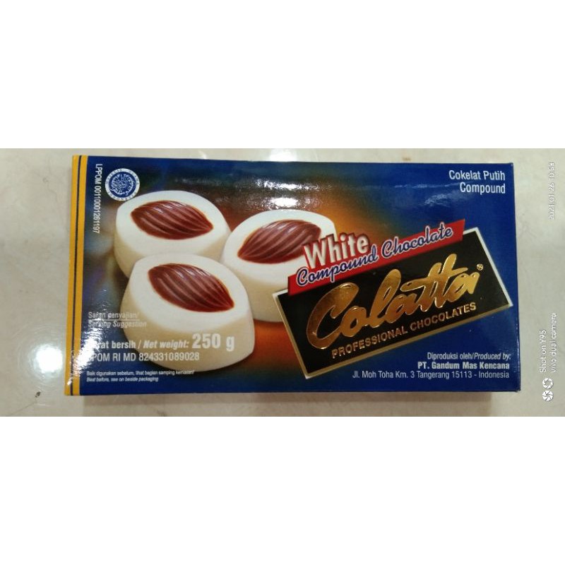 Jual white coklat compound colatta 250g | Shopee Indonesia