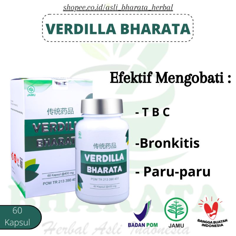 Jual Obat Paru-paru | Obat Bronkitis | Obat TBC | Verdilla Bharata 100% ...