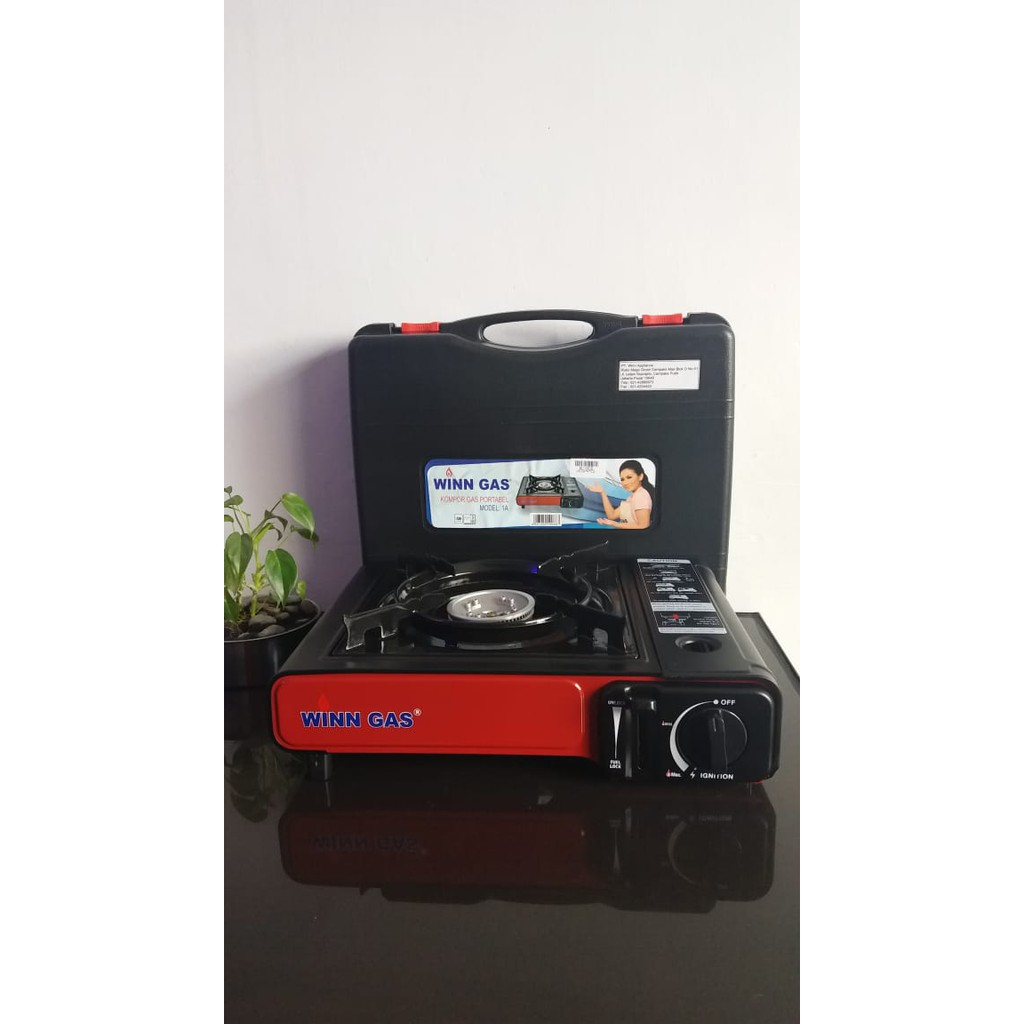 Jual Kompor gas portable winn gas 1A kompor camping tabung gas kecil ...