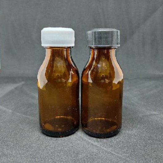 Jual botol kaca amber 50ml 50 ml tutup ulir | Shopee Indonesia