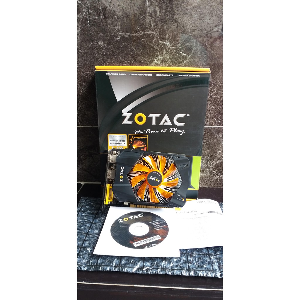 Jual VGA ZOTAC GTX 750 Ti 2GB GDDR5 128-bit Support DirectX 12 (Fullset) | Shopee Indonesia