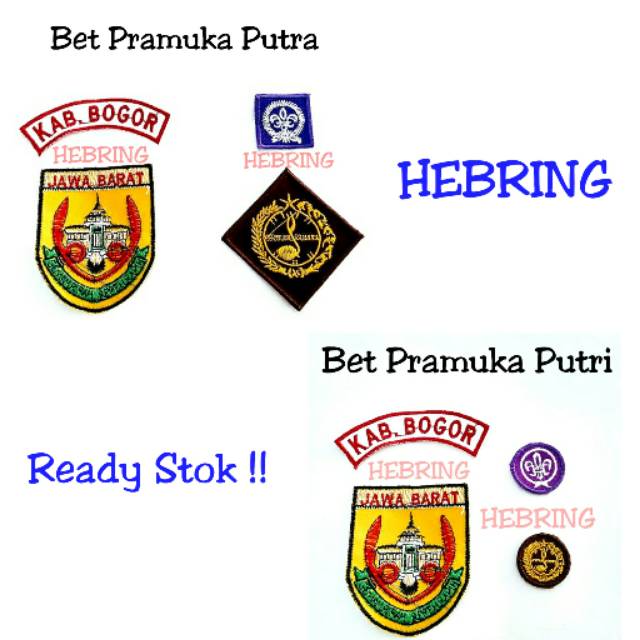 Jual Bet Pramuka/Badge Pramuka/Atribut pramuka/Tempelan Pramuka ...